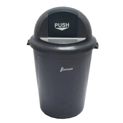 Buy 80L Plastic Push Dustbin | Large Waste Container